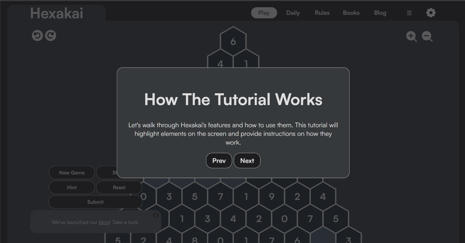 Hexakai Now Has a Tutorial Mode